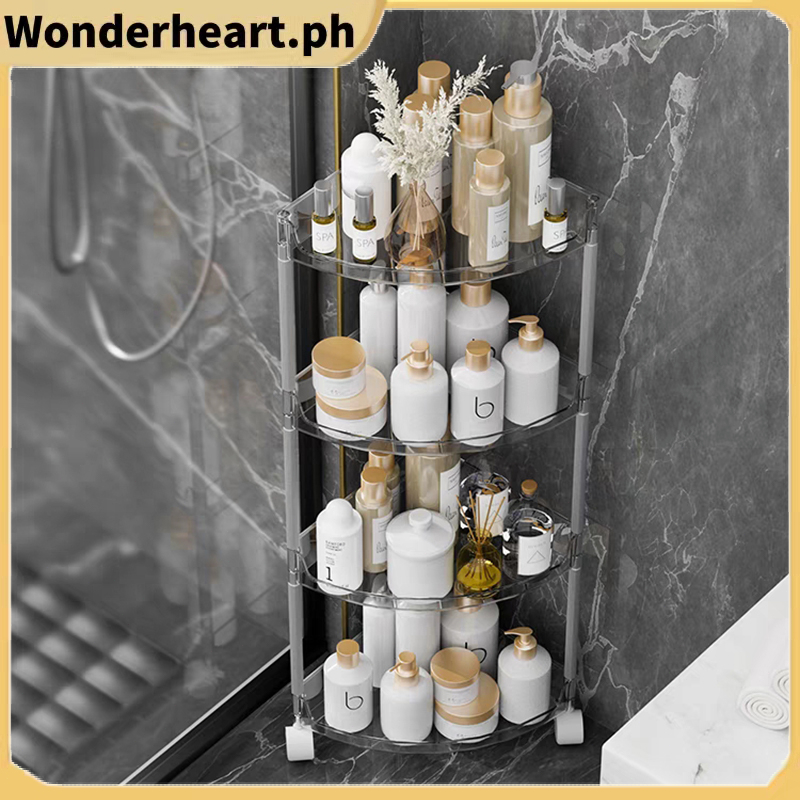 COD Trolley cart organizer 2/3/4 Tiers Triangle Kitchen Bathroom ...