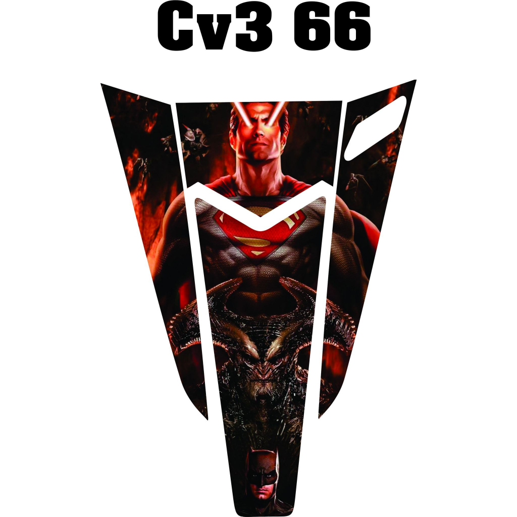 HONDA CLICK V3 FRONT PANEL M COVER DECALS/STICKERS PRINTED LAMINATED ...