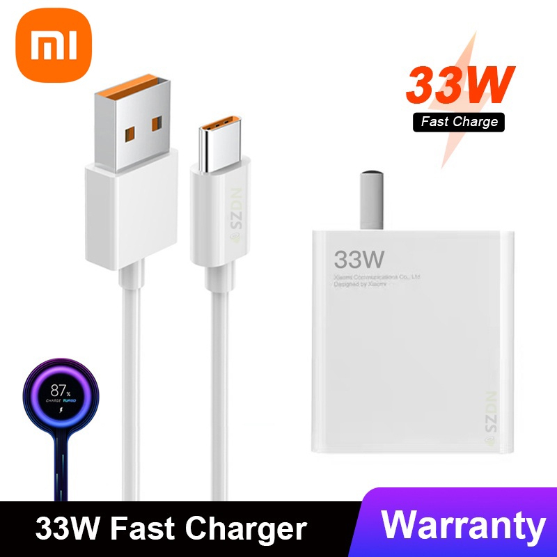 Xiaomi Fast Charge 33W 67W Usb Power Adapter 6a Type-C Cable For 9 ...