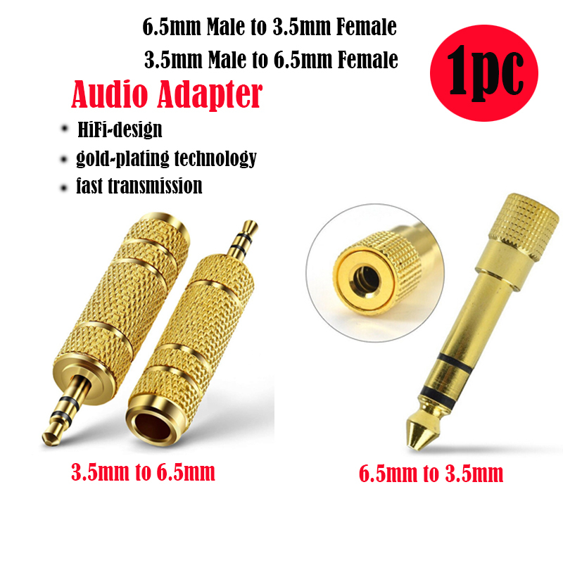 aesop# 3.5mm to 6.5mm / 6.5mm to 3.5mm Jack Speaker Audio Adapter ...