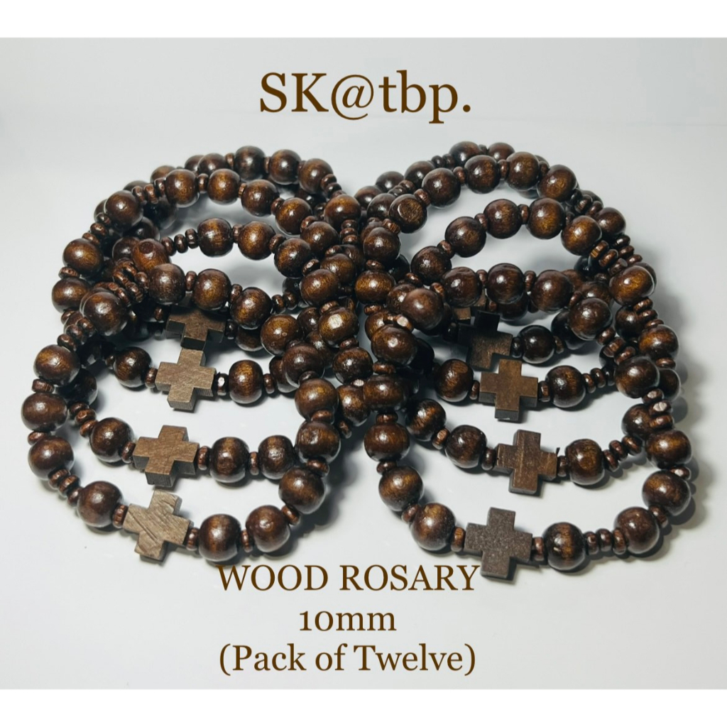 SK@TBP. WOOD ROSARY SINGLE/BUNDLE | Shopee Philippines