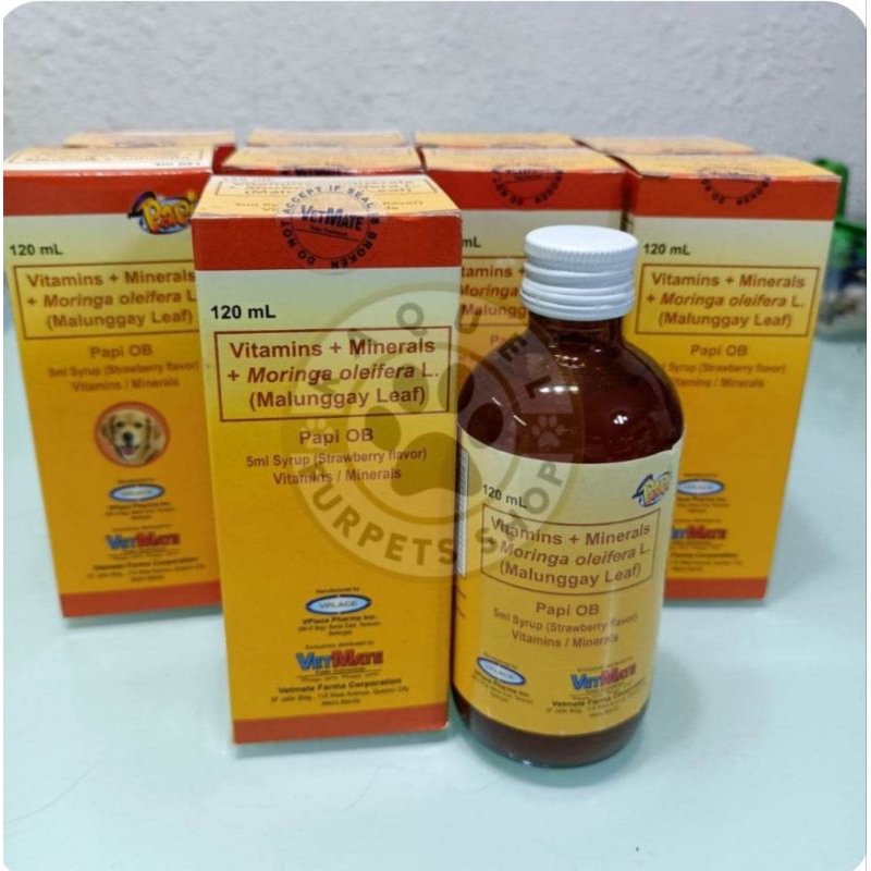 PAPI-OB PREGNANCY PETS VITAMINS 120ML | Shopee Philippines