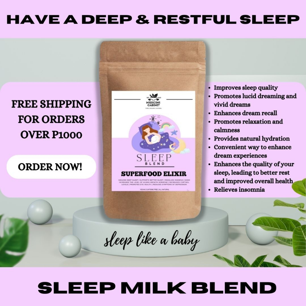 SLEEP MILK BLEND | MOON MILK BLEND | INSOMNIA | DEEP SLEEP | LUCID ...
