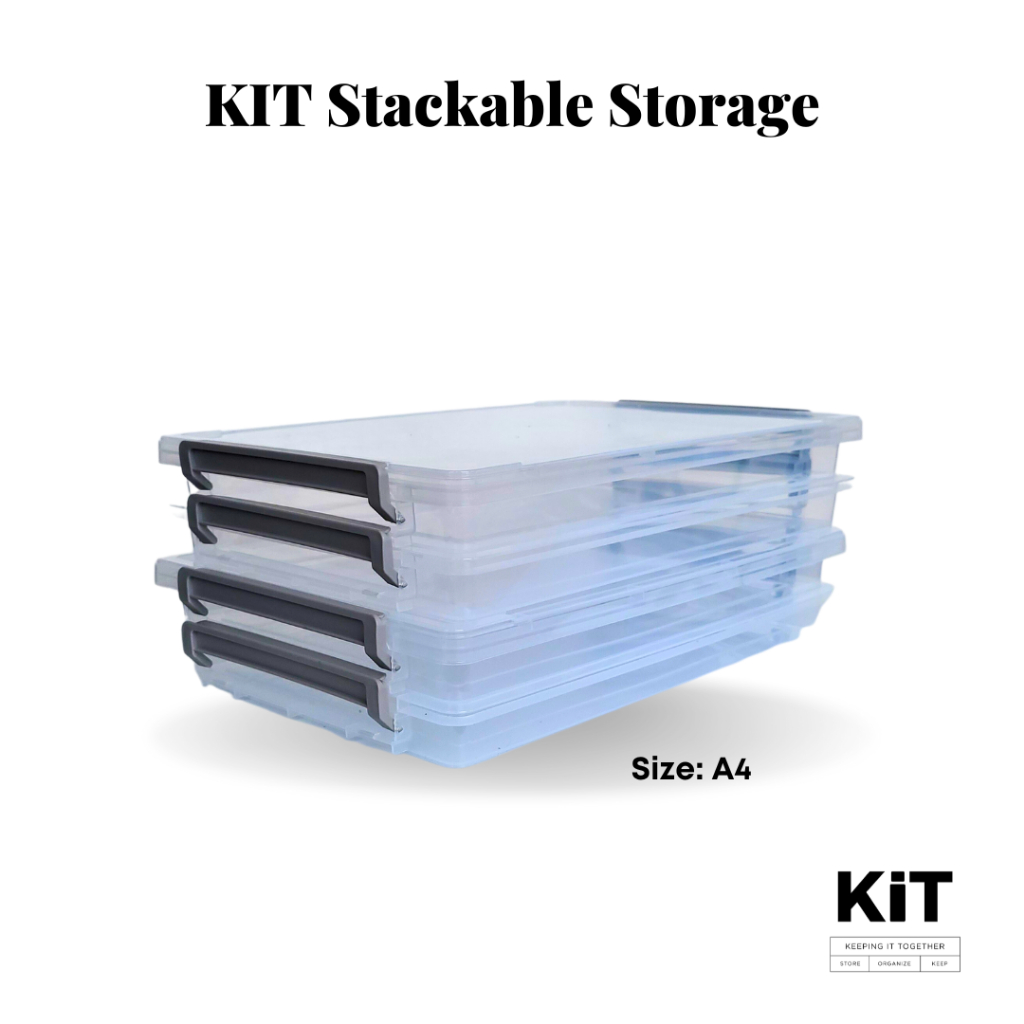 KIT Stackable Storage for File Organizer , Accessories, Art Stuff ...
