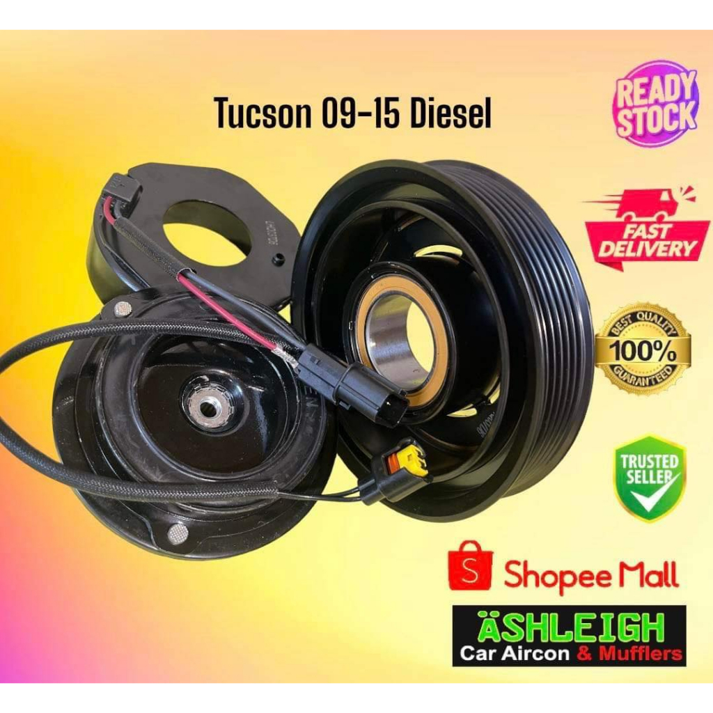Ashleigh Hyundai Tucson 2009-15 DIESEL Pulley Assembly Car aircon ...