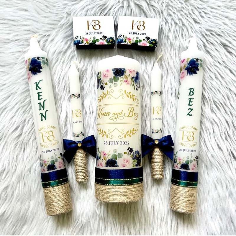 Personalized Unity Candles (Wedding Candles) | Shopee Philippines