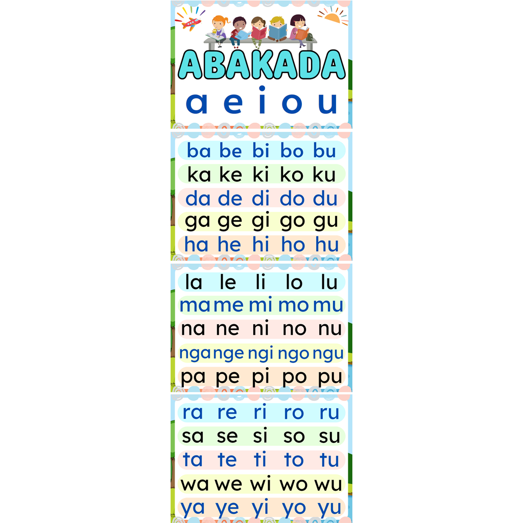 ABAKADA, ABAKADA HANGING CHART - ABAKADA - PAGBASA - FULLY LAMINATED ... ABAKADA, ABAKADA HANGING CHART - ABAKADA - PAGBASA - FULLY LAMINATED ...