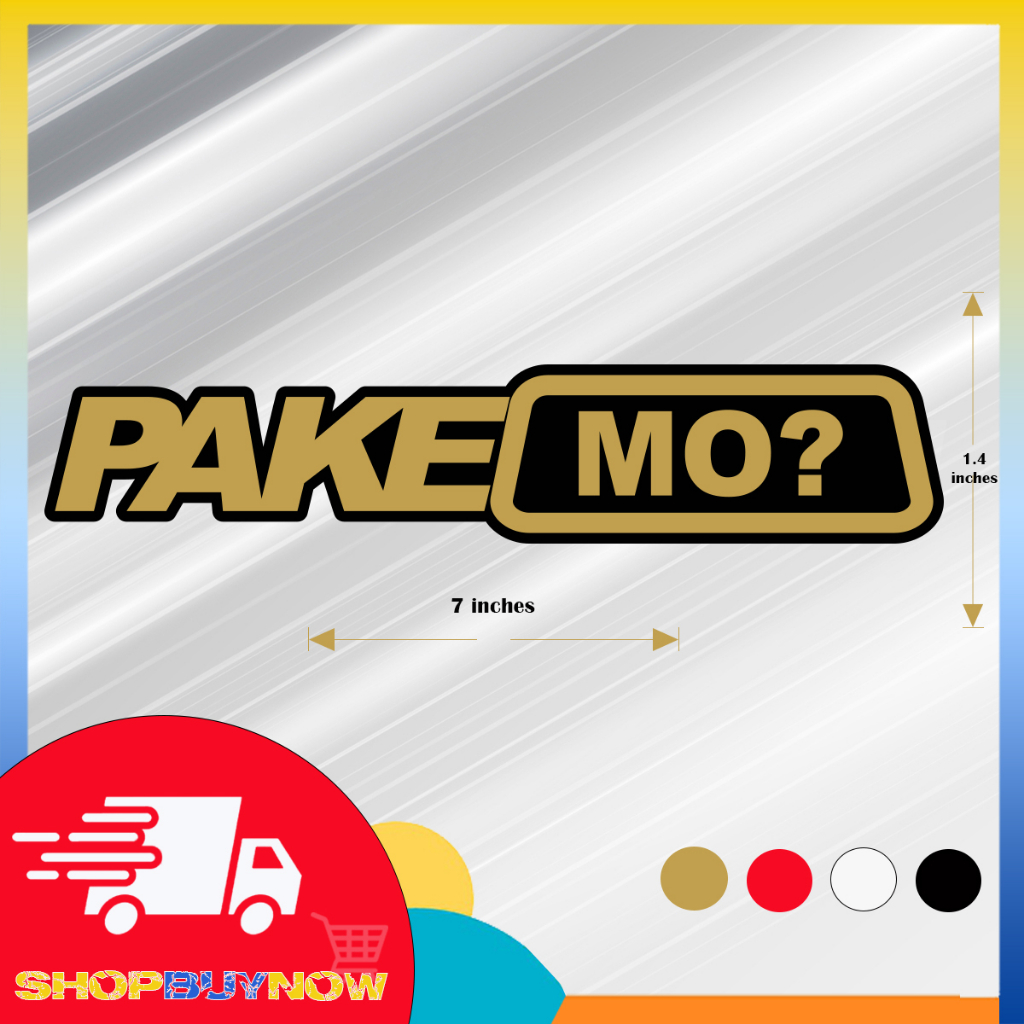 Pake mo Deca Stickers | Shopee Philippines