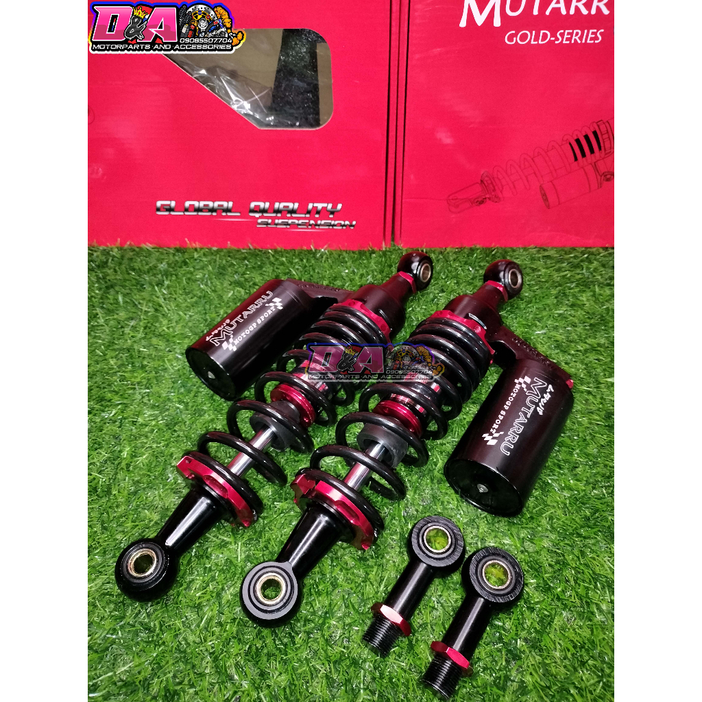 MUTARRU REAR SHOCK WITH TANK 285-310MM WAVE 125 / XRM 125 BLACK SERIES ...