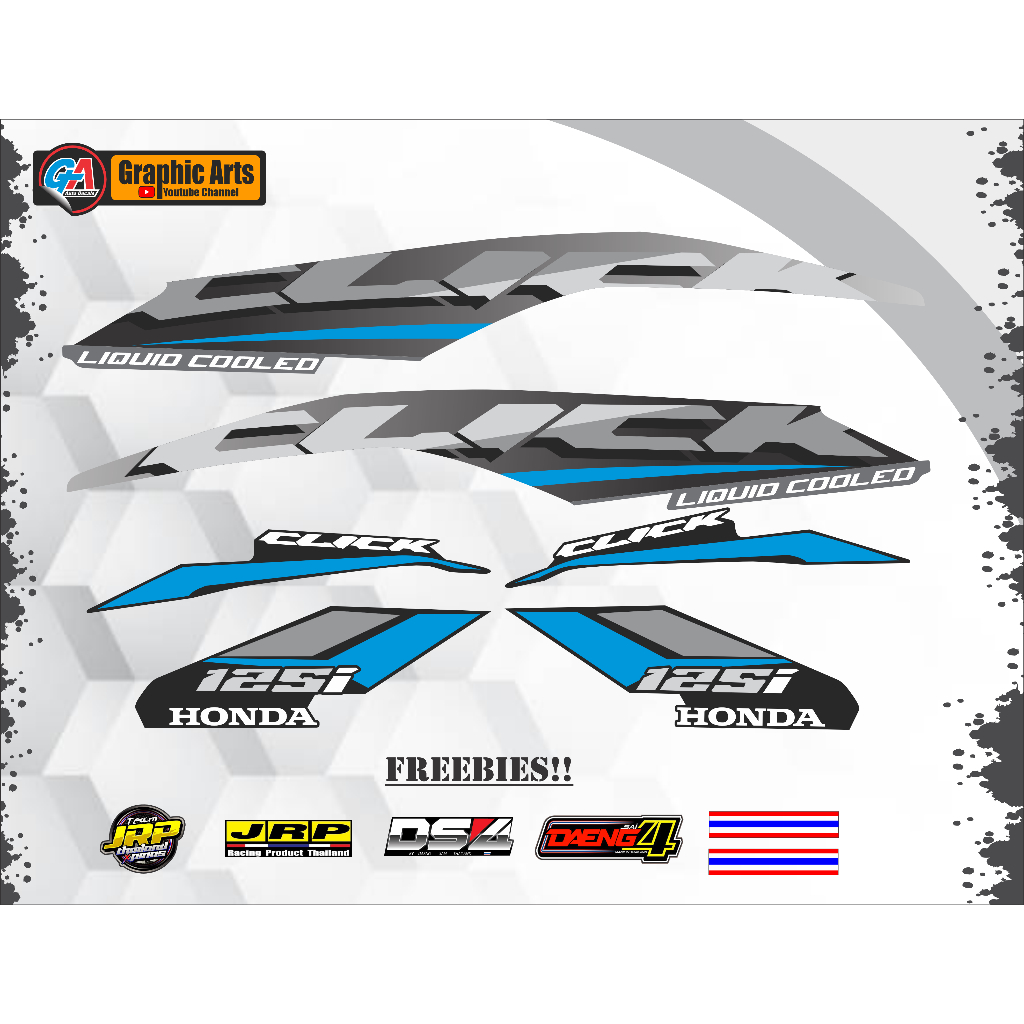 Click 125i decals. sticker for Honda Click. | Shopee Philippines