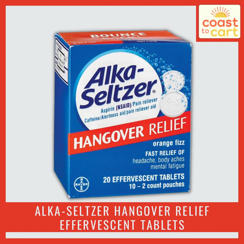 Alka Seltzer Without Aspirin ALKA-SELTZER HANG OVER RELIEF 2 PER PACK ...