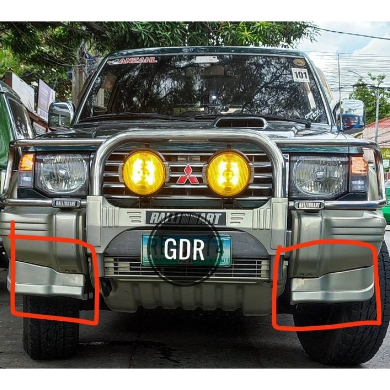 Pajero Gen 2 Bumper Chin. Pair | Shopee Philippines