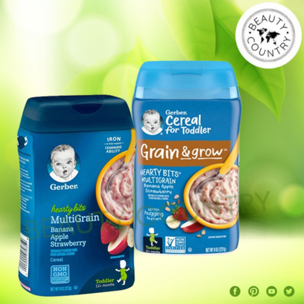 Beauty Country | Gerber, Hearty Bits MultiGrain Cereal DHA & Probiotic ...