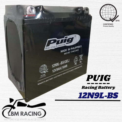 LBM RACING MOTORCYCLE SUDA/LEATTO/PUIG 12N9L-BS WITH PBS BATTERY ...