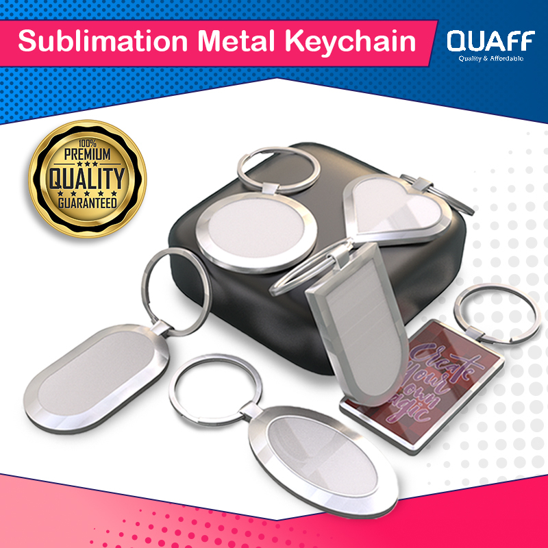 QUAFF Metal Keychain Sublimation Printable for DIY Keychains (NO PRINT ...