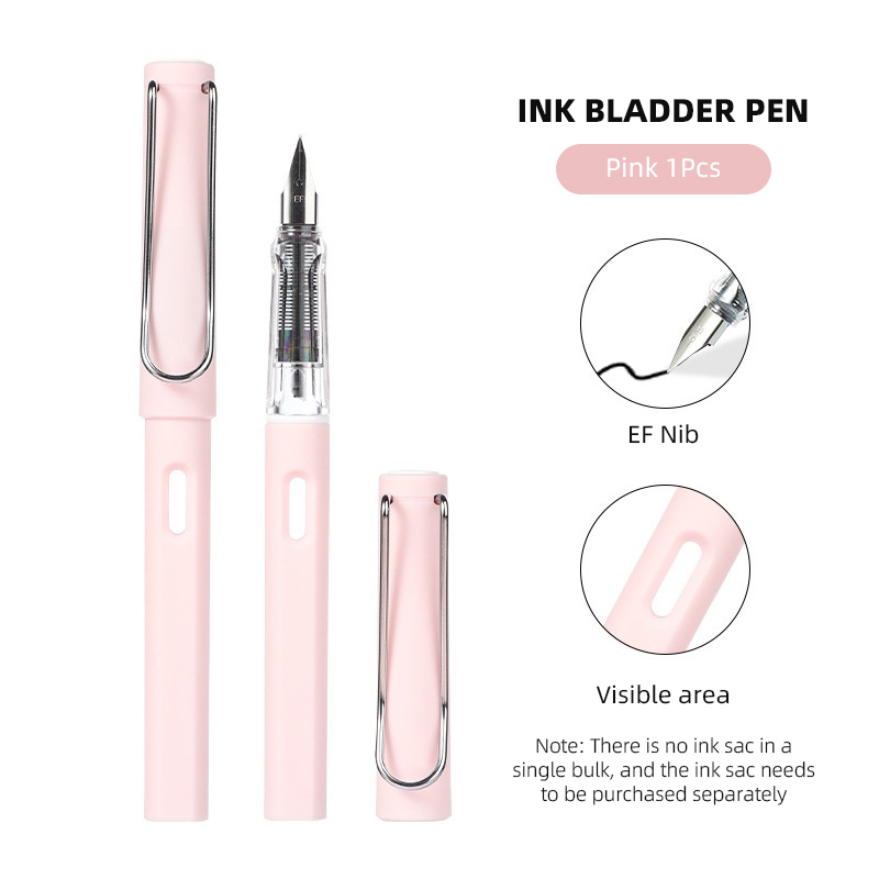 Fountain Pen Set Replacable Ink Case Writing School 0ffice Supplies ...