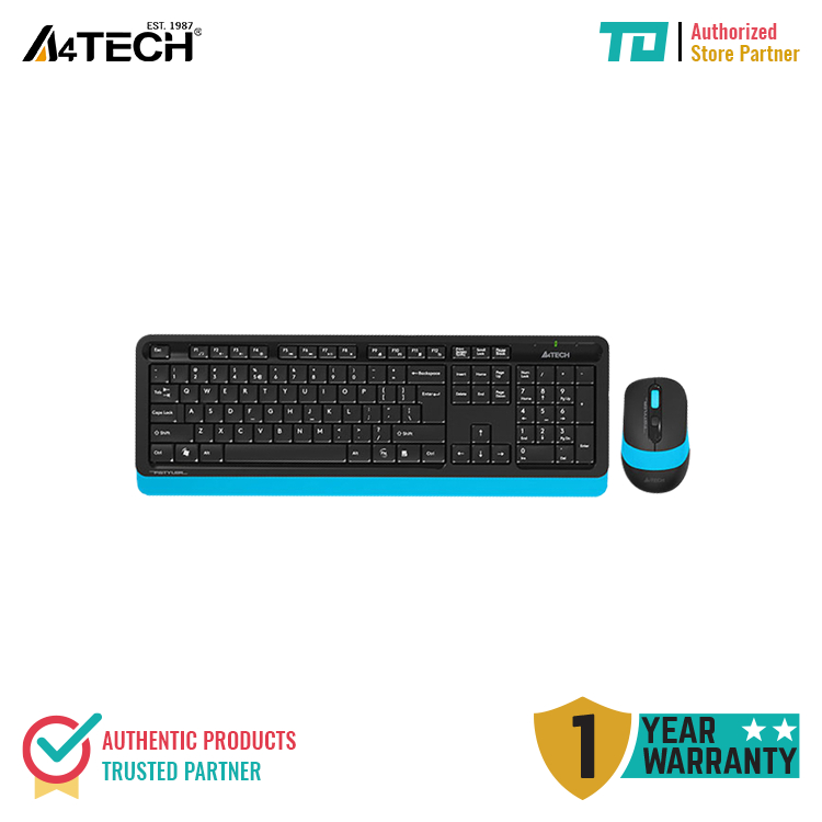 A4Tech FG1010 Wireless 2.4G Keyboard and Mouse Combo | For PC | Laptop | Smart TV | Shopee ...
