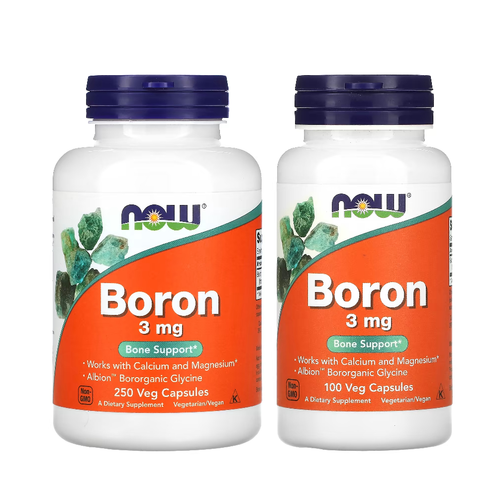 NOW Foods Boron 3 mg 100 or 250 Veg Capsules | Shopee Philippines