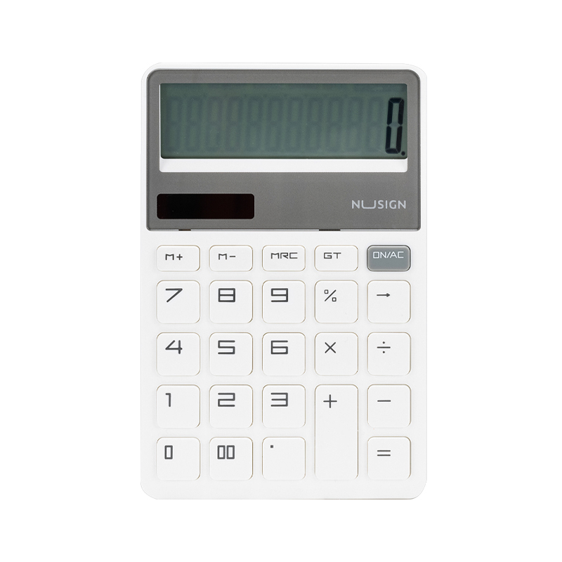 Nusign by Deli ENS042 Dual Power Calculator Big Screen Calculators ...