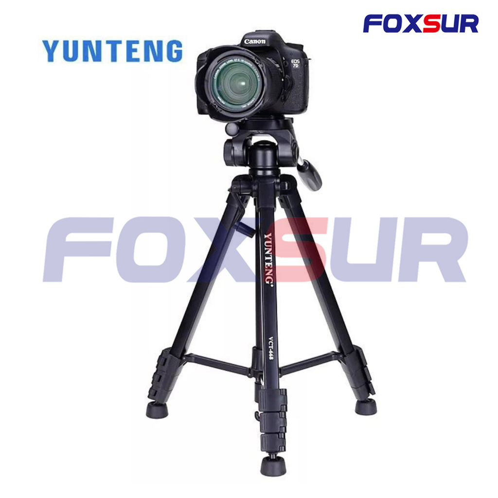 YUNTENG VCT-590 Protable Tripod with Damping Head For DSLR Camera ...