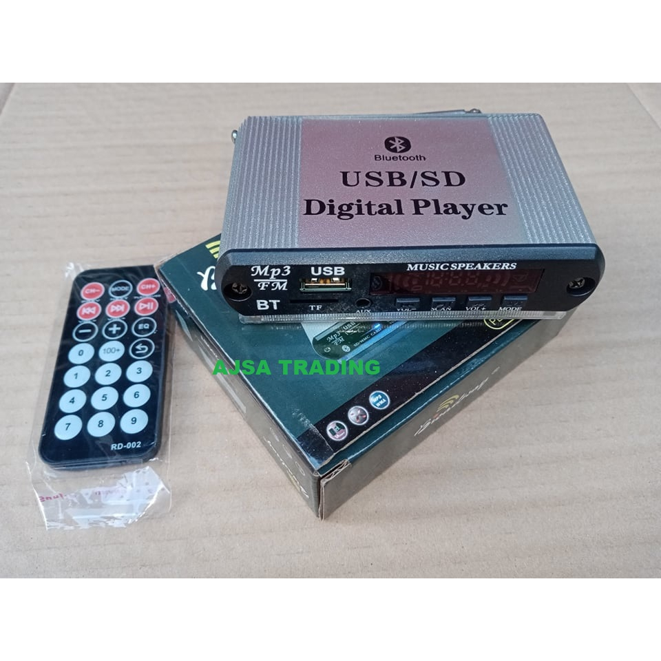 12vdc Bluetooth USB/SD Decoder MP3 Player Decoding Module With FM Radio ...