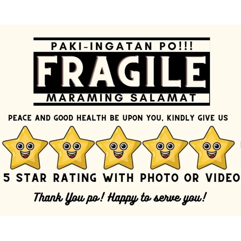 fragile customized fragile customized | Shopee Philippines