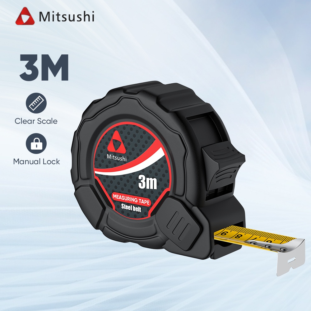 Mitsushi 3m/10ft. Steel Measuring Tape/Meter Tape/Tape Measure ...