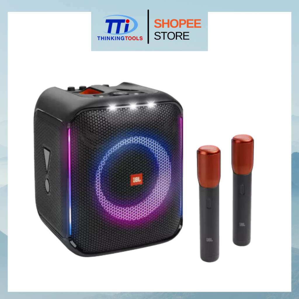 JBL PARTYBOX ENCORE PORTABLE BLUETOOTH SPEAKER W/ 2 WIRELESS MIC ...