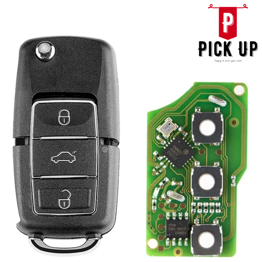 XHORSE XKB501EN VW Volkswagen type 3 Buttons Universal wire remote car ...