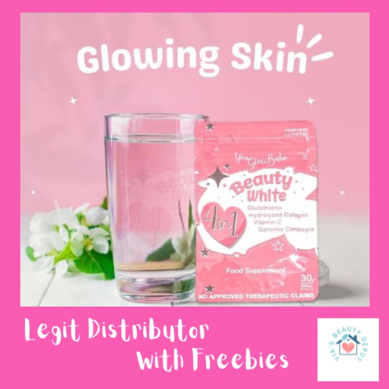 YOU GLOW BABE BEAUTY WHITE 4 in 1 WITH FREEBIES | Shopee Philippines
