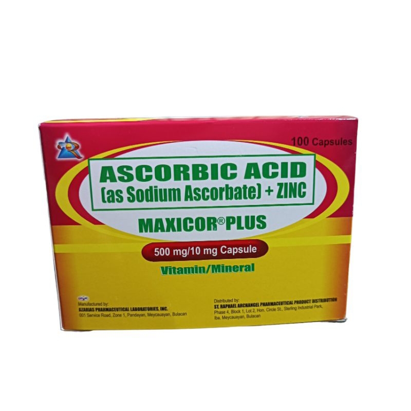 Ascorbic Acid as Sodium Ascorbate plus Zinc IMMUMAX / CZNC PLUS D ...