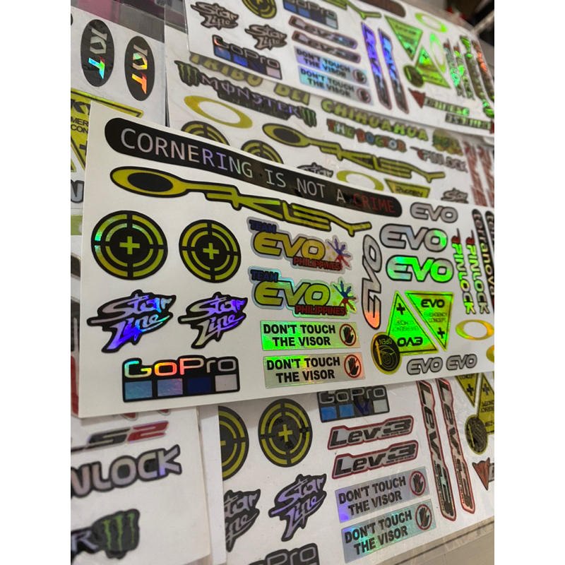 Reflectorized Helmet Sticker (non faded) | Shopee Philippines