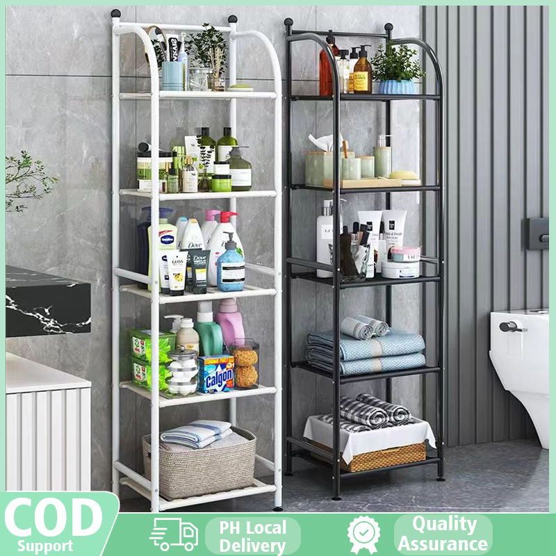 3/4/5 Layer Kitchen Storage Rack Space Saver Bathroom Rack Storage ...
