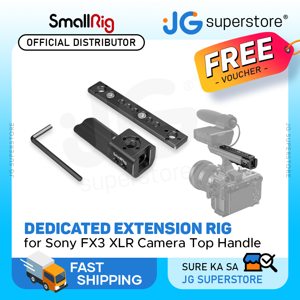 SmallRig Dedicated Extension Rig for Sony FX3/FX30 XLR Handle w/ QR ...