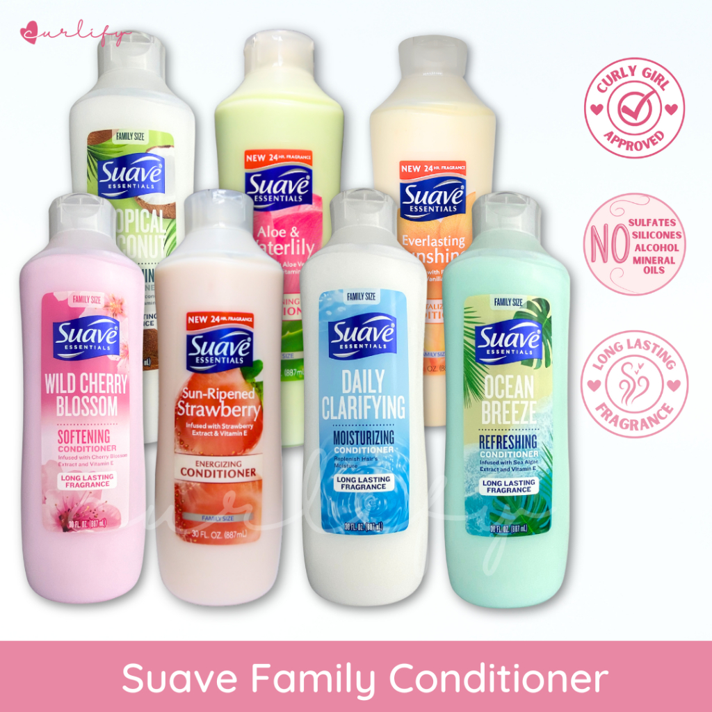 CGM Suave Essentials Conditioner for all hair types - Sulfate and ...