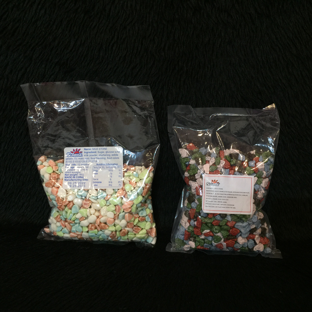MILK & CHOCO STONE CANDIES | Shopee Philippines