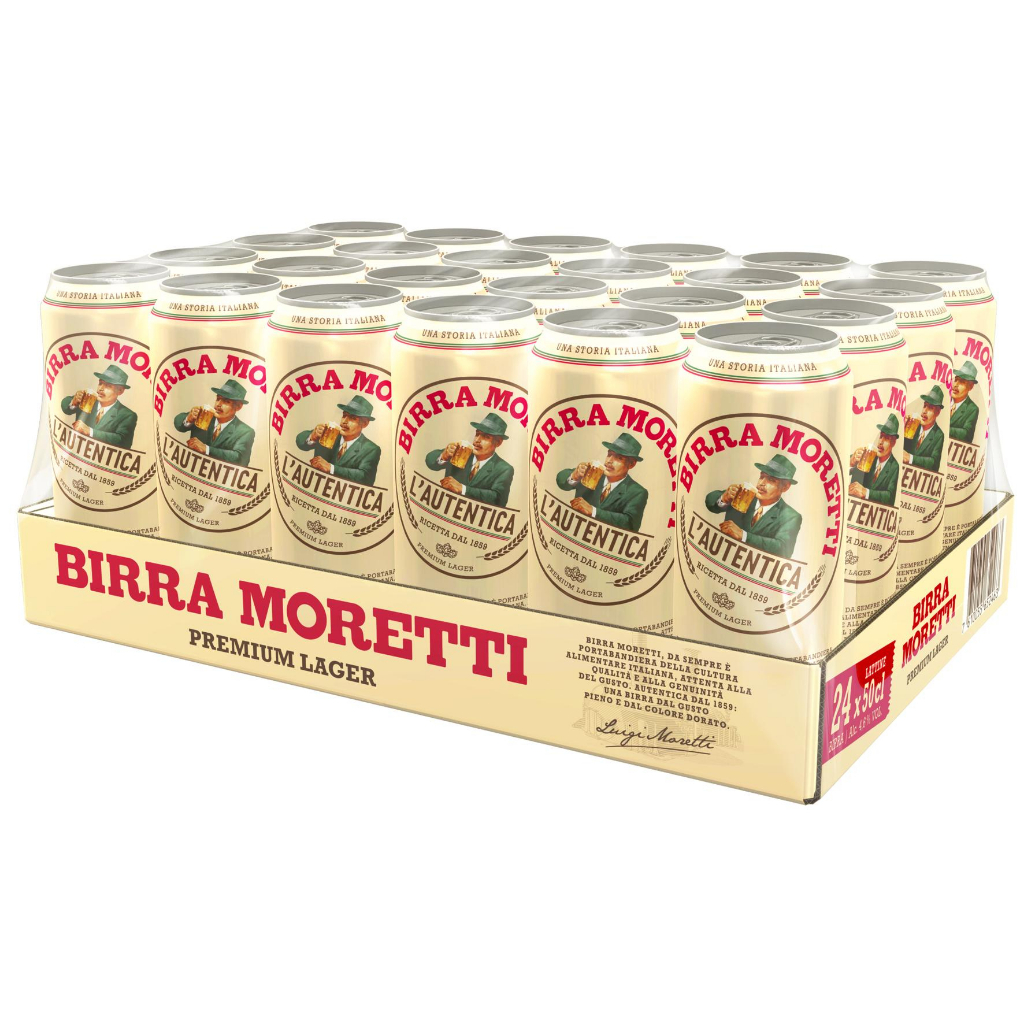 Birra Moretti Beer (24 x 500mL) | Shopee Philippines