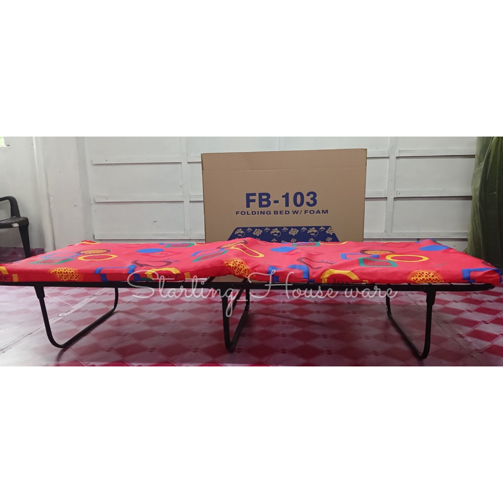 Folding Bed With Foam/ Folding Bed/ Bed with foam/ | Shopee Philippines