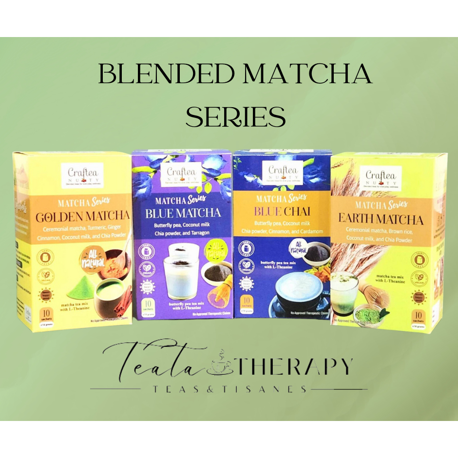 BLENDED MATCHA SERIES Exp NOV 2024 - GOLDEN MATCHA, EARTH MATCHA, BLUE ...