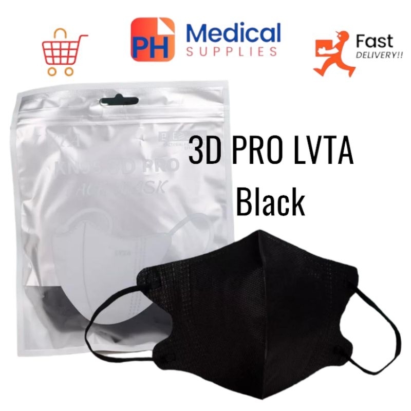 ( 20 Pcs ) 3D Pro Kn95 Lvta Face Mask | Assorted Colors | 2 Packs ...