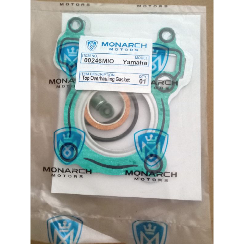Top Overhauling Gasket for Mio Original Monarch Motors Brand | Shopee ...
