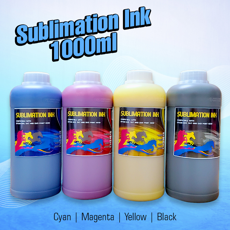 Sublimation Ink for Large Format Printer (DX5/DX7) CMYK 1LITER | Shopee ...