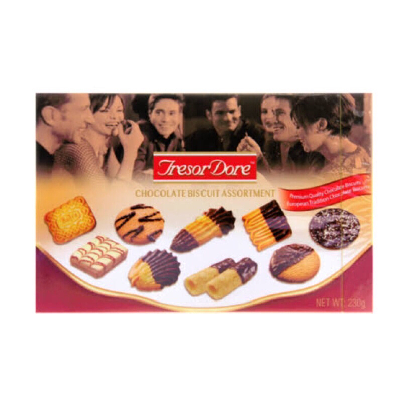 Tresor Dore Chocolate Biscuit Assortment 230g | Shopee Philippines