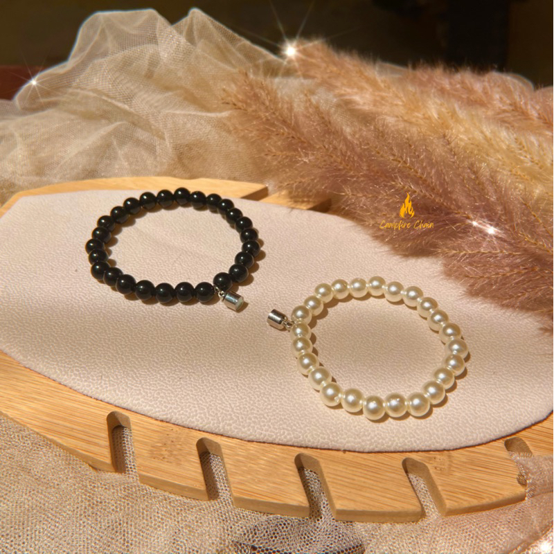 Campfire Chain -COUPLE MAGNET BRACELETS- FREE GIFT BOX | Shopee Philippines