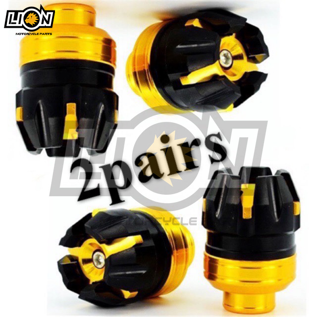 LION Motorcycle 2Pair Big Size Axel Cap Front Shock Nut Cap | Shopee ...
