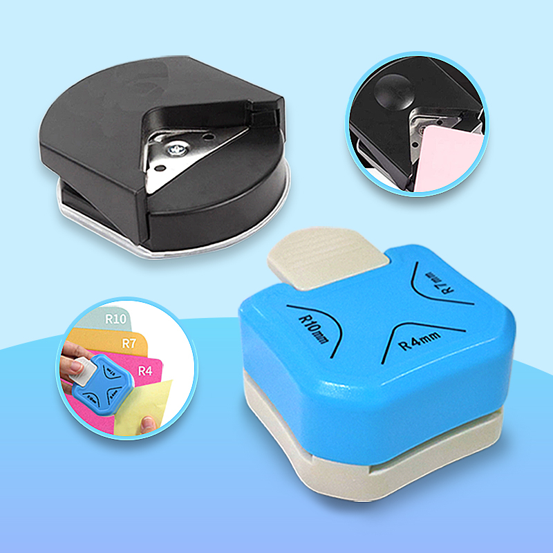 3IN1 R4mm / R7mm / R10mm Round Corner puncher Trimmer Puncher for Card ...