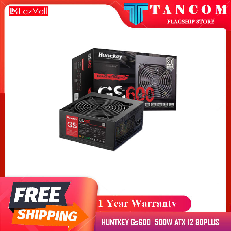 Huntkey Gs600 500W Atx12 80 Plus Non-Modular Gaming Power Supply | Shopee Philippines
