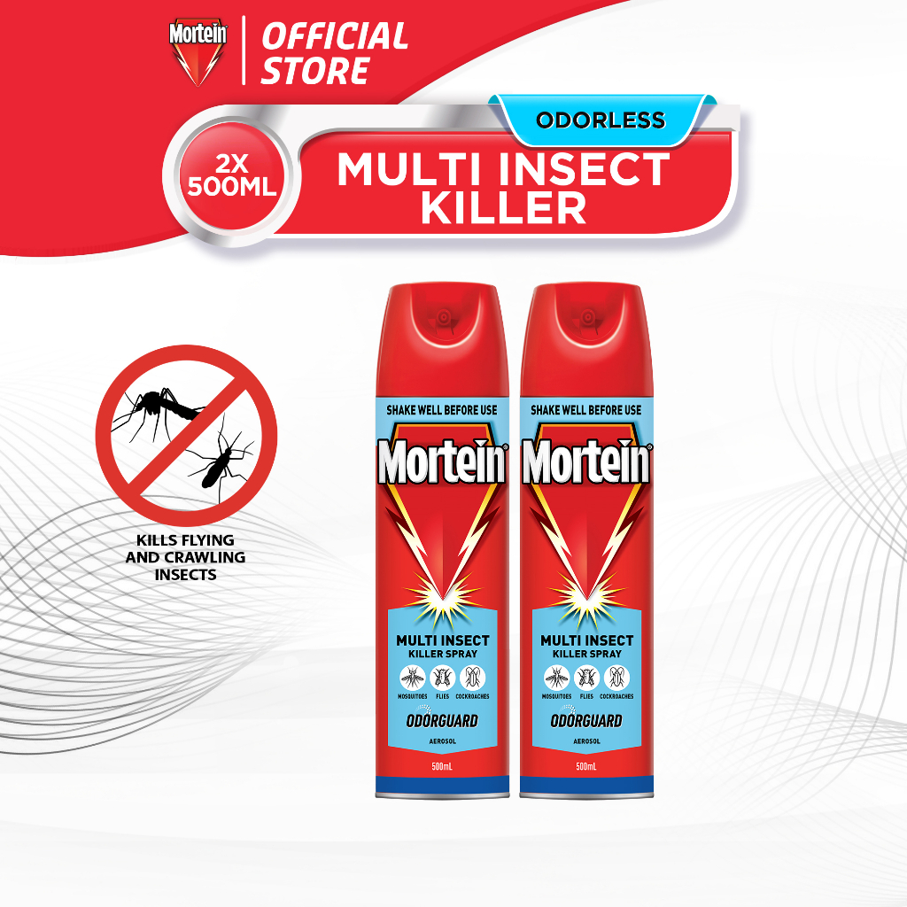 Mortein Odorguard Multi-Insect Killer 500ml Twin Pack | Shopee Philippines