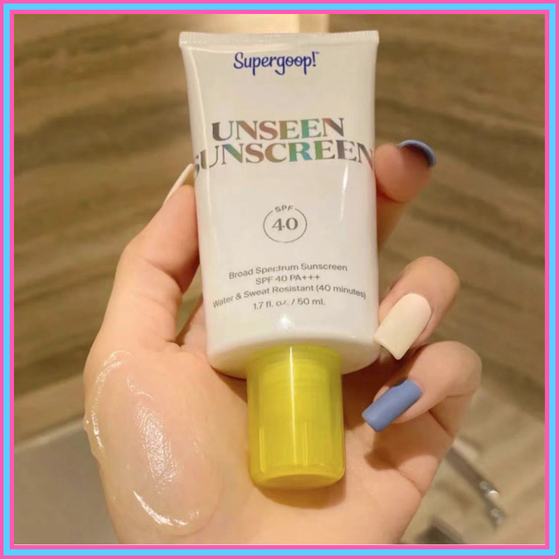 Supergoop transparent and non-sensing two-in-one sunscreen clear pure ...