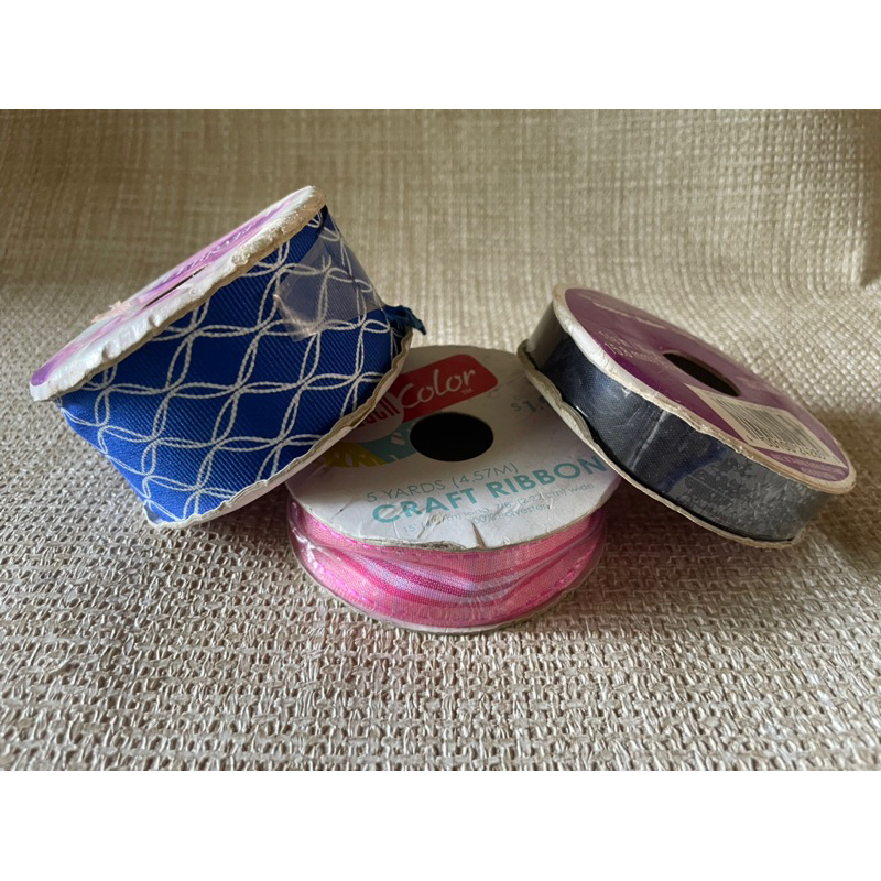 Craft Ribbons Set Assorted Design Imported Celebrate | Shopee Philippines